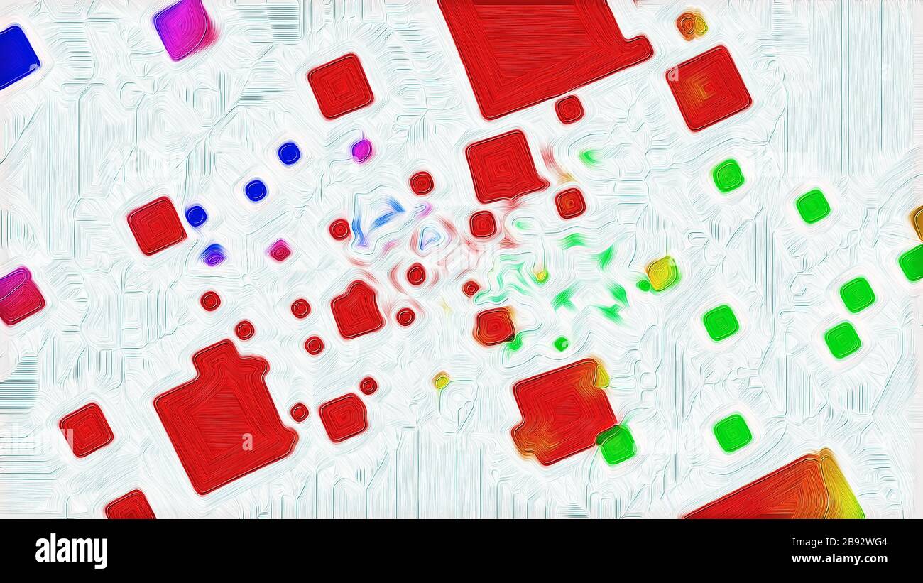 abstract shape fantasy multicolor Stock Photo - Alamy