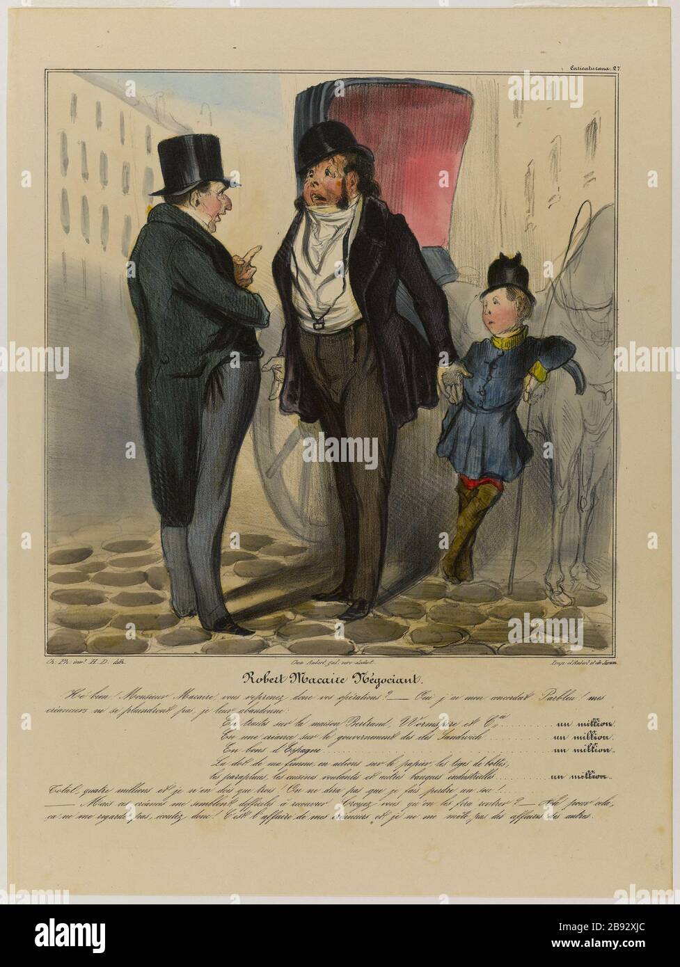 Robert Macaire negotiated Honoré Daumier (1808-1879). "Robert Macaire ...