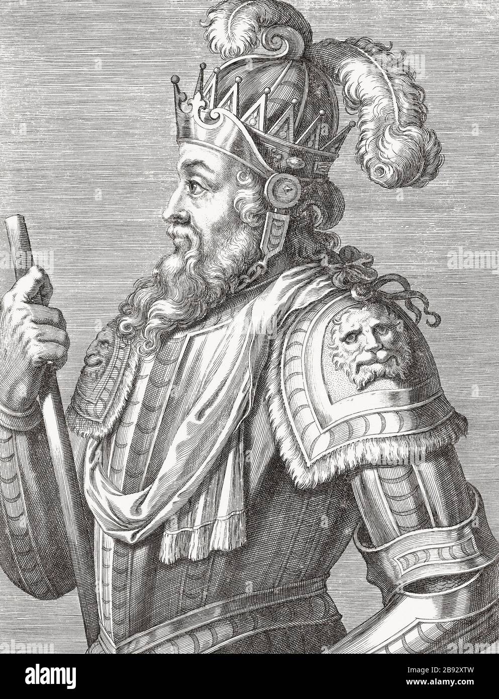 King Afonso V of Portugal, 1432 - 1481. Nicknamed the African. After a ...