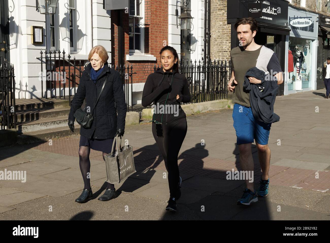 London, UK. 23rd Mar, 2020. COVID-19. Fresh Air Library at Foster's ...