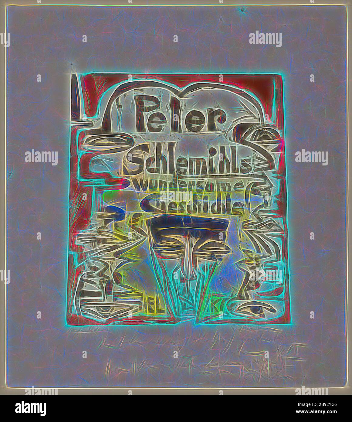 Title page of the woodcut sequence to Adelbert von Chamisso's story ...