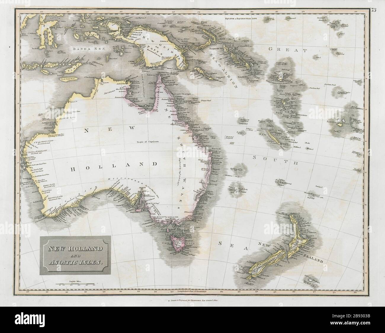 Map of australia new holland hi-res stock photography and images - Alamy