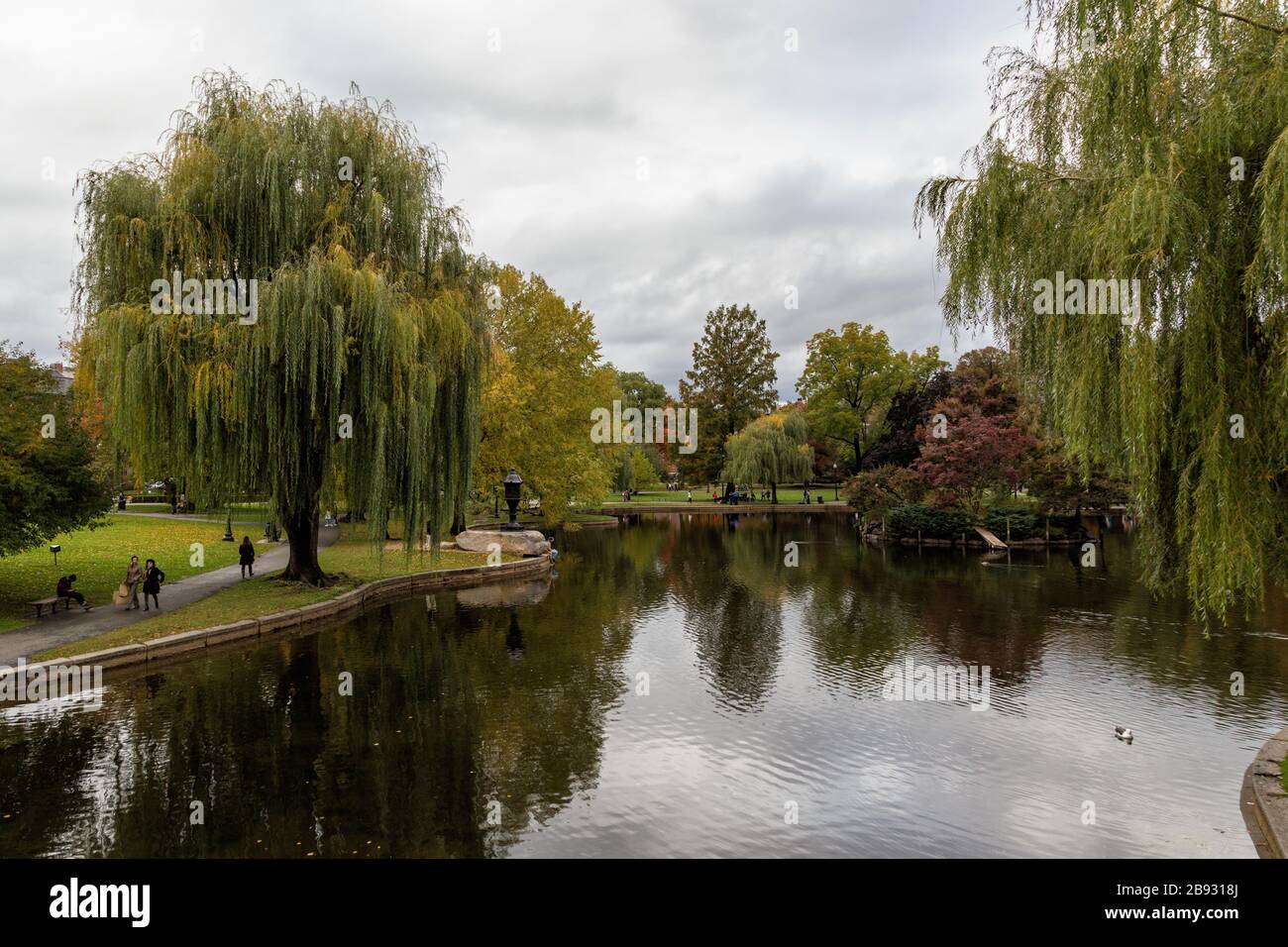 Colors of Autumn in Boston, Massachusetts Stock Photo - Alamy