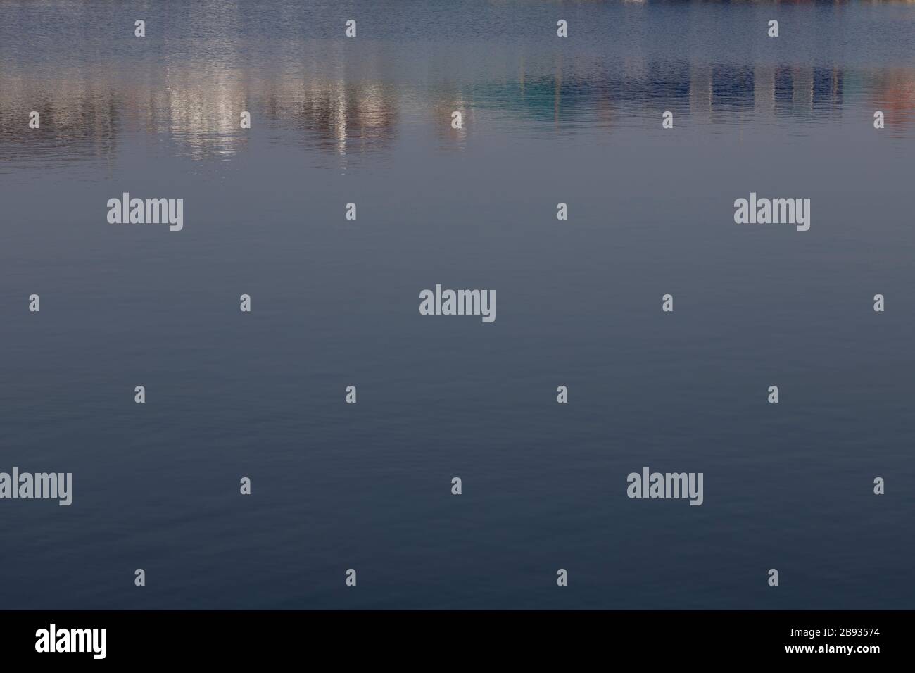 Harbour Water Reflections Stock Photo - Alamy