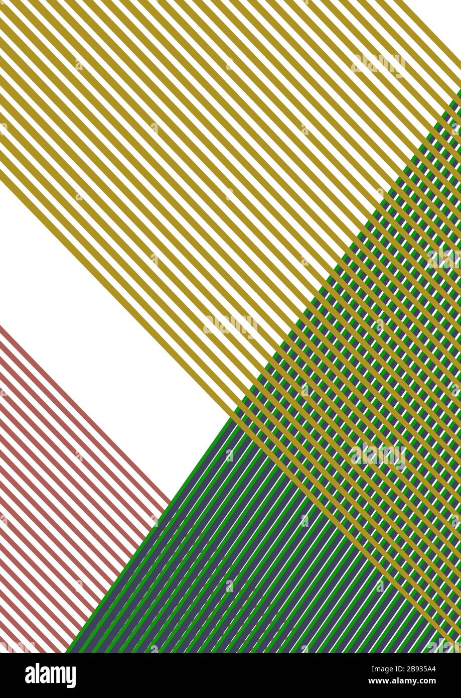 Template for the text intersection of colored stripes Stock Vector ...