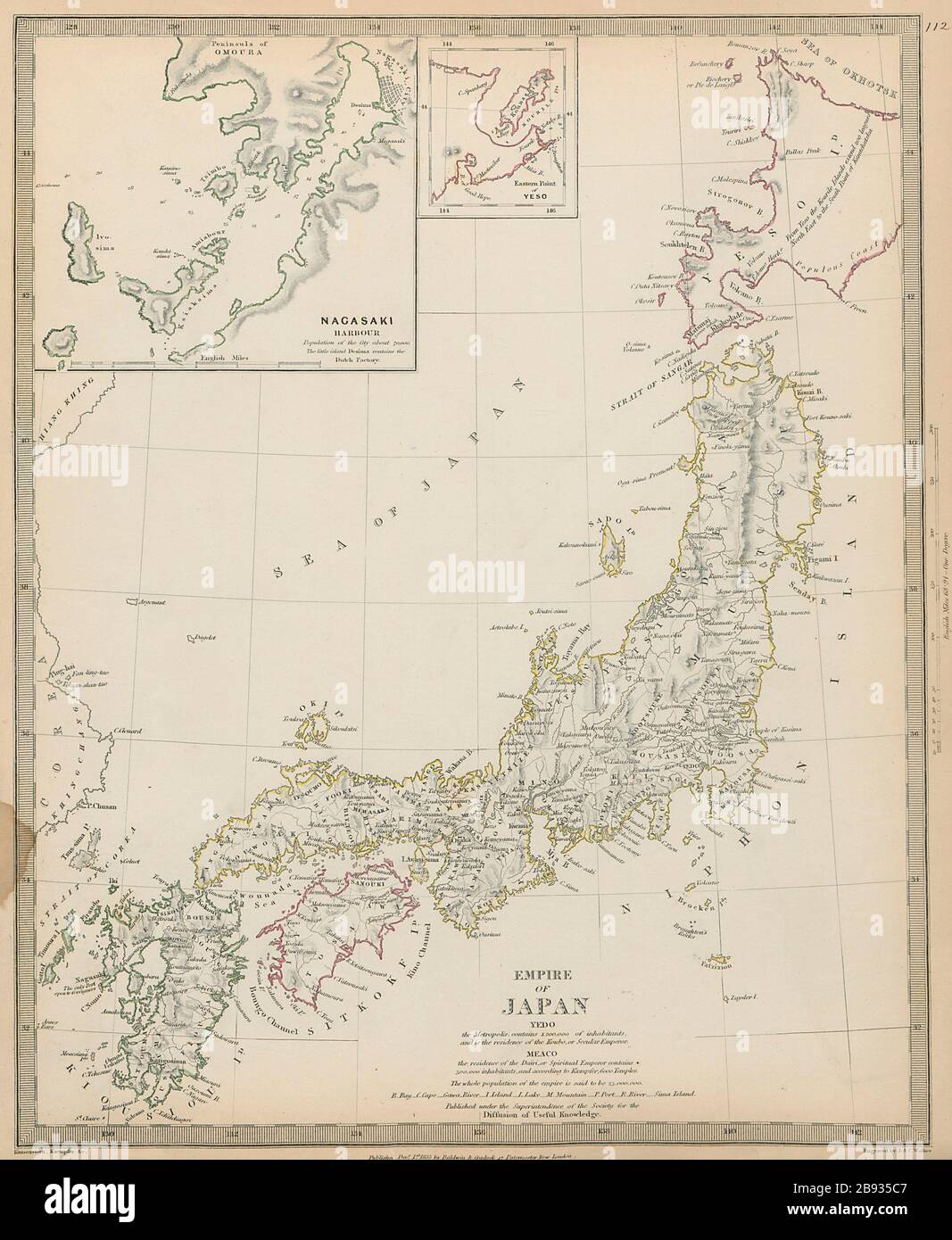 Outline maps of japan hi-res stock photography and images - Alamy