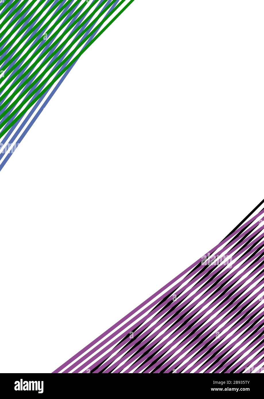 Template for the text intersection of colored stripes Stock Vector ...