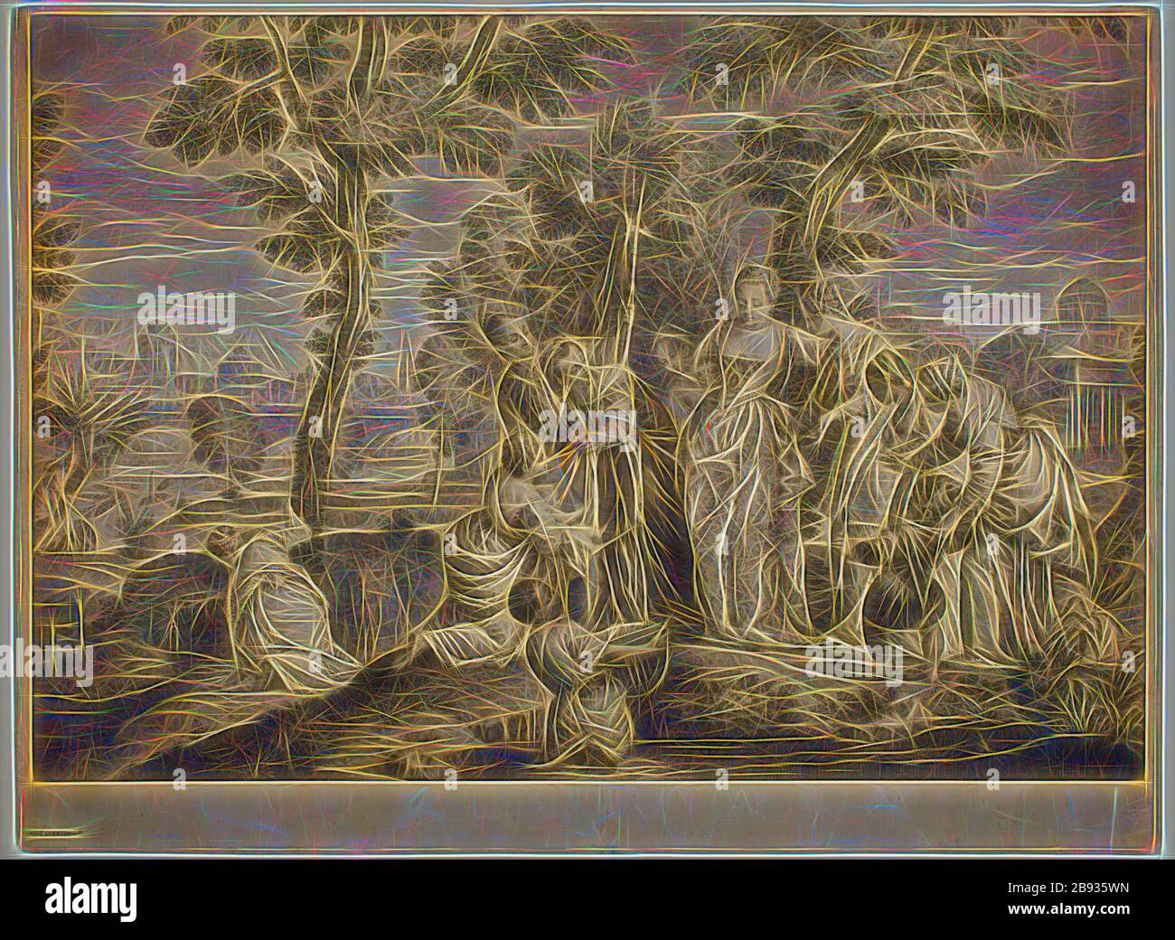 Jacques Philippe Le Bas, French, 1707-1783, after Paolo Veronese ...