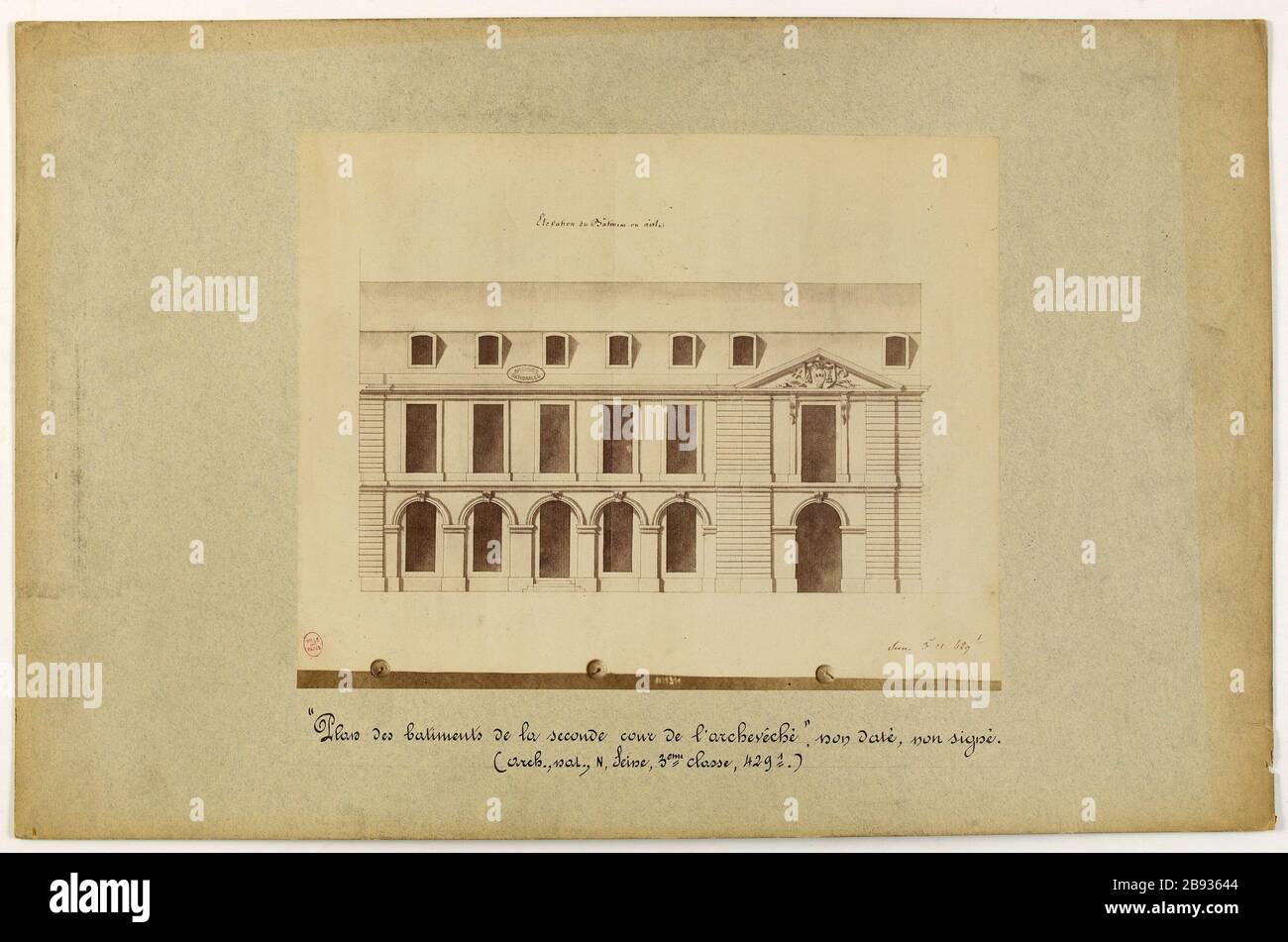 Elevation of a courtyard hi-res stock photography and images - Alamy