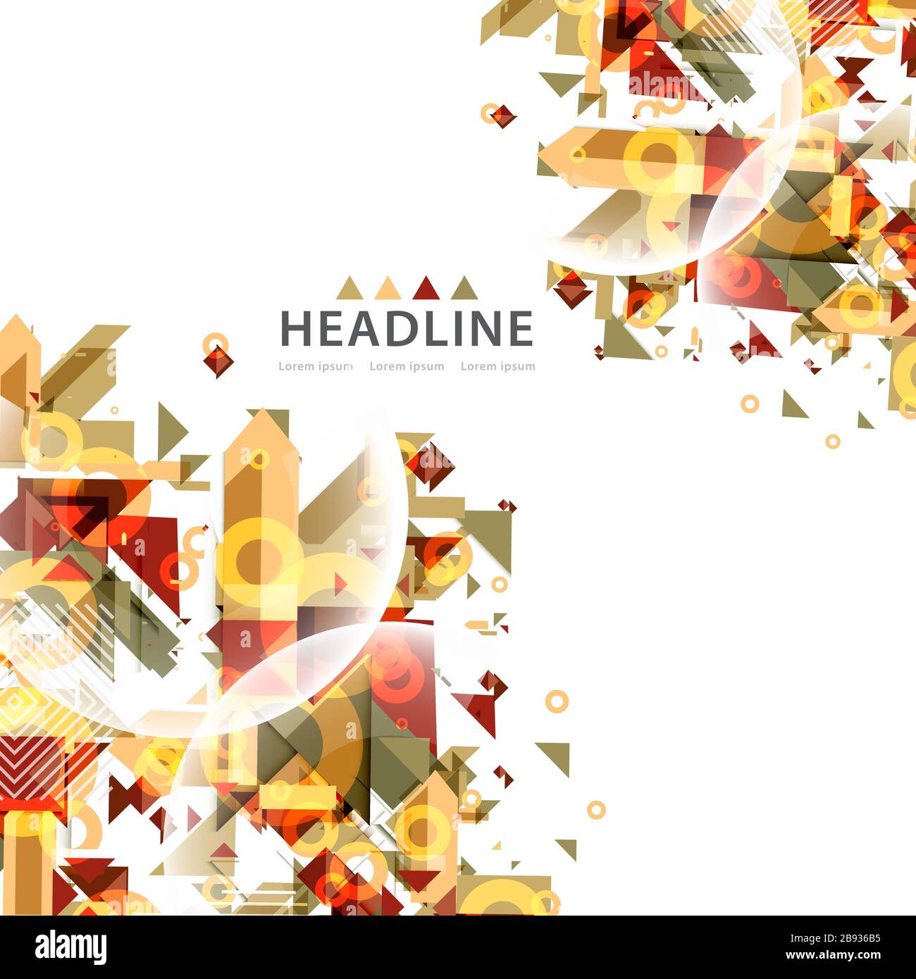 Brochure header layout background template Stock Vector Image & Art - Alamy