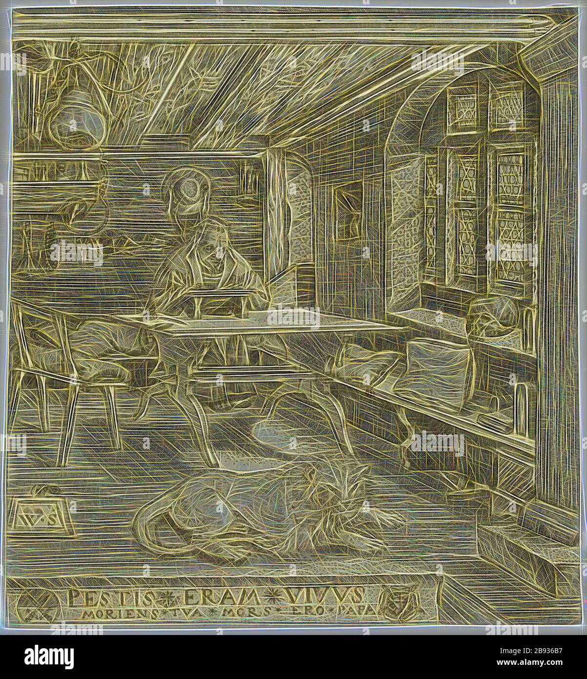 Wolfgang Stuber, German, Martin Luther in His Study, late 16th century ...