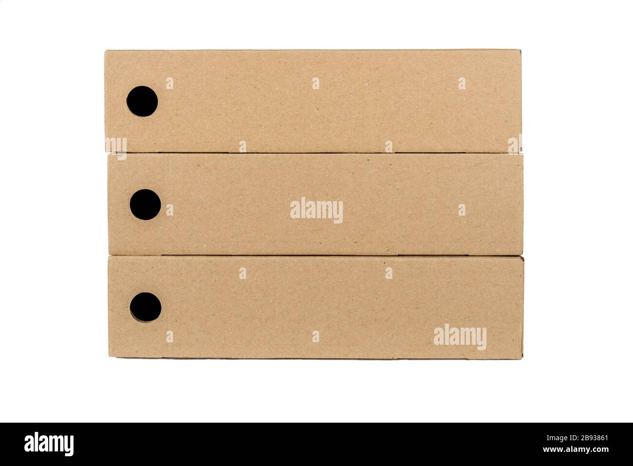 Pile new cardboard boxes Cut Out Stock Images & Pictures - Alamy