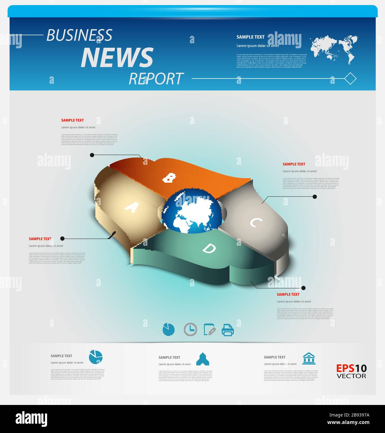 Data visualization infographic hi-res stock photography and images - Alamy