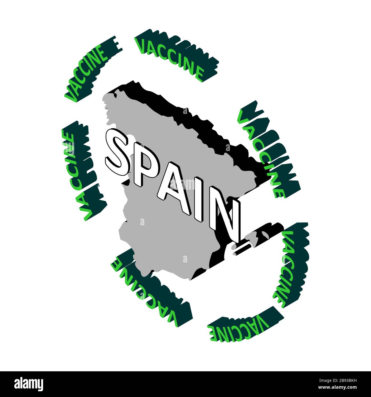 The concept of protecting the country's population from coronavirus, a ...