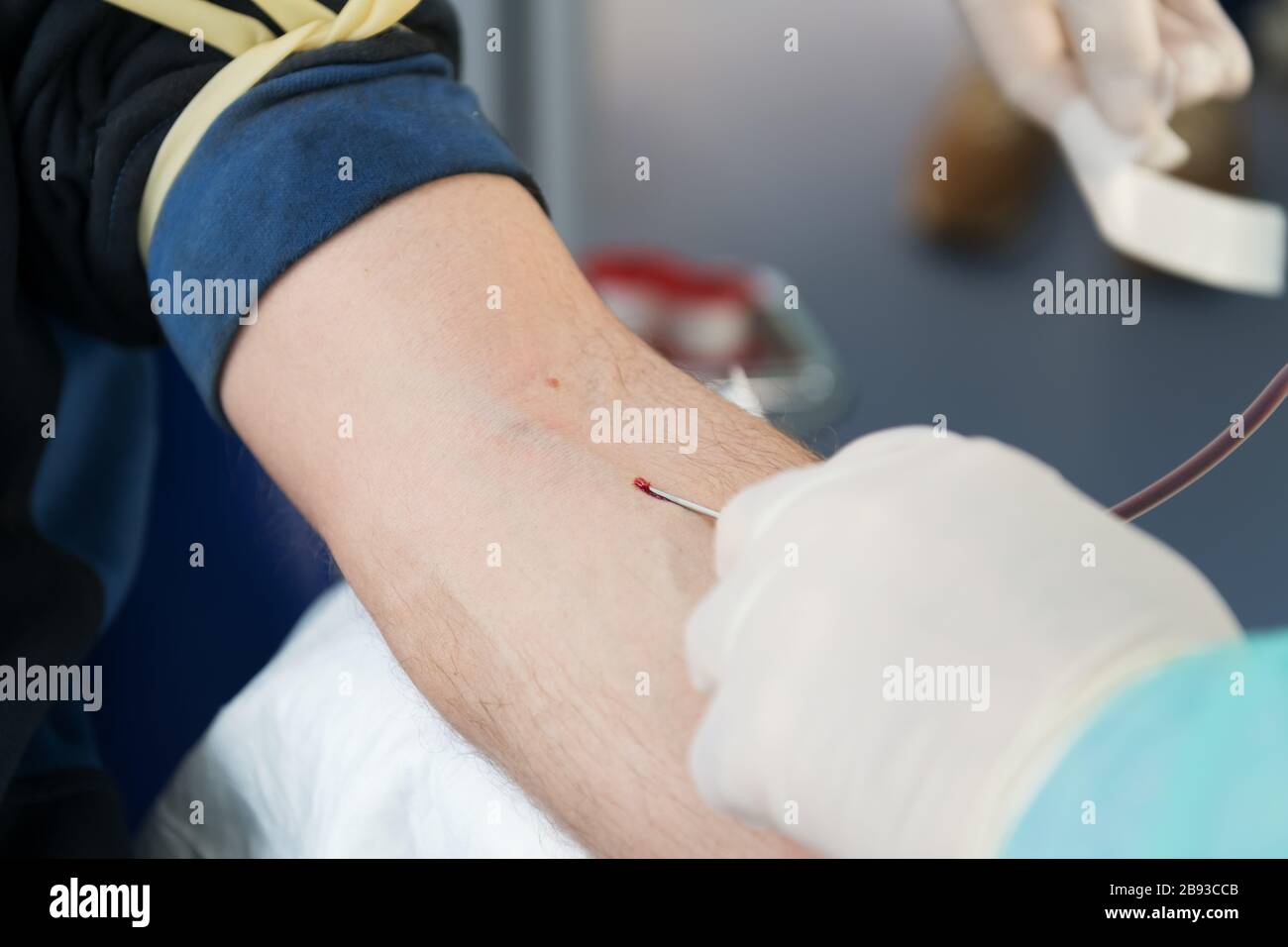 Mobile blood transfusion station hi-res stock photography and images ...