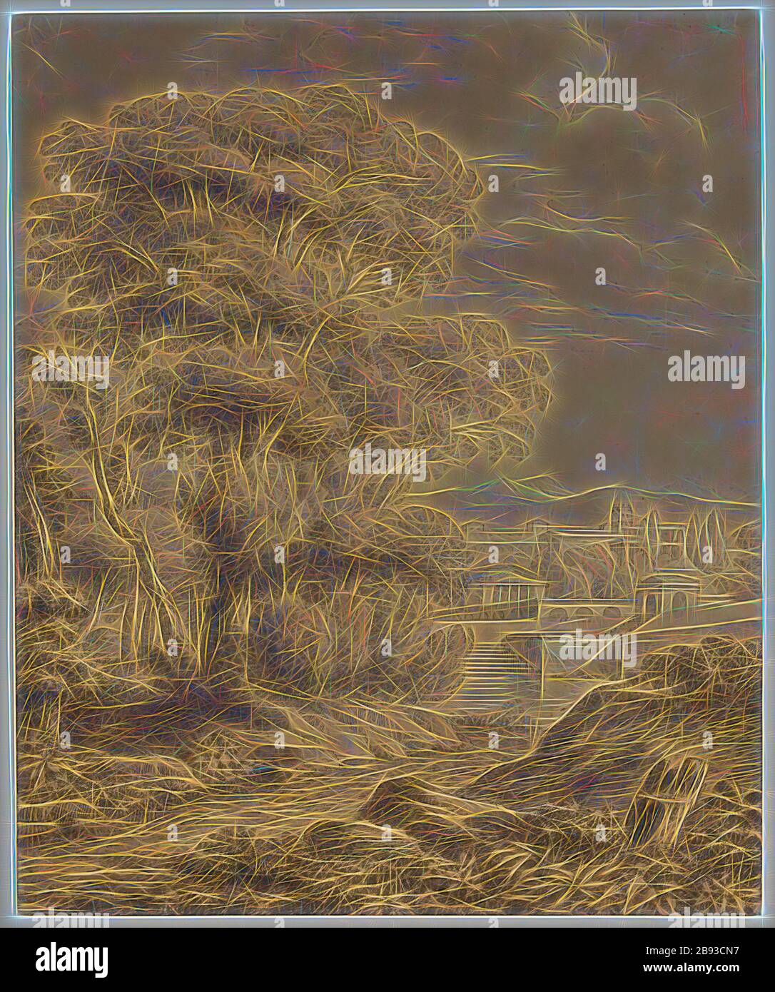 Luigi Gasparini, Italian, 1779-1814, Classical Landscape with a City ...