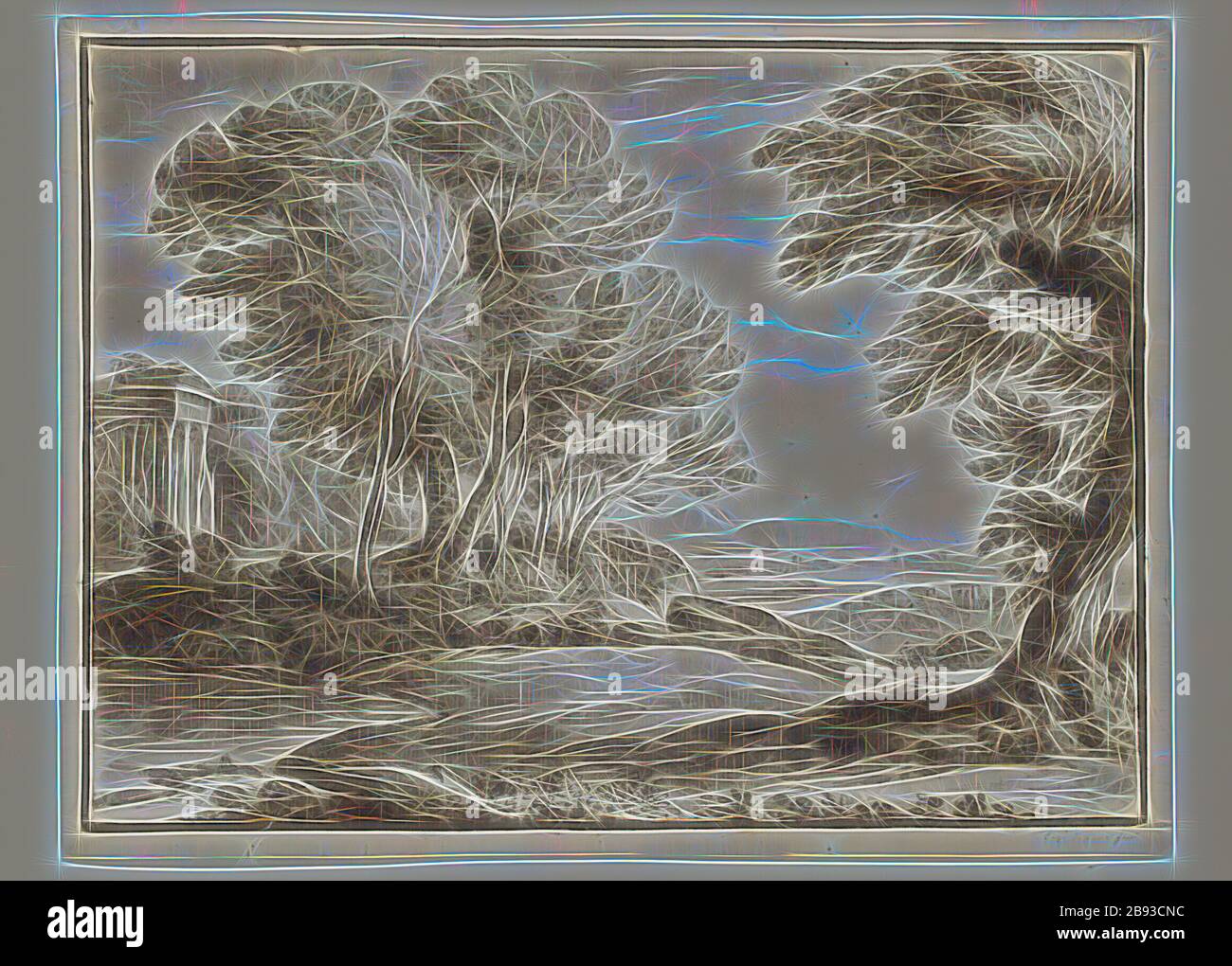 Luigi Gasparini, Italian, 1779-1814, Landscape with a Classical Temple ...
