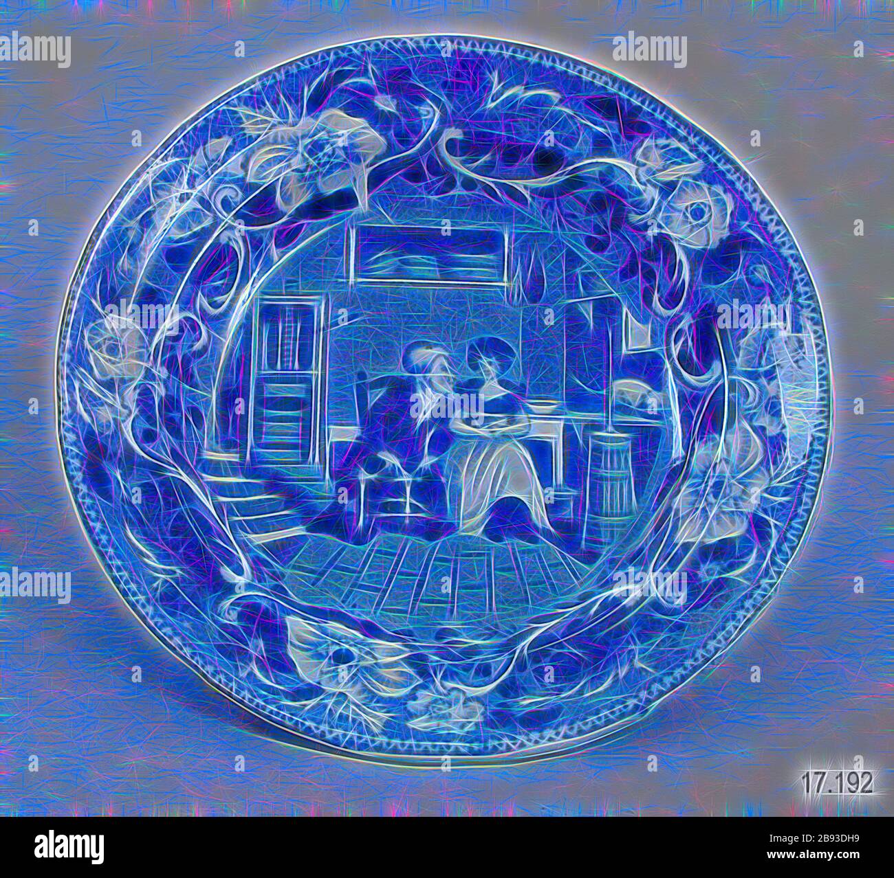 Dr. Syntax and the Dairymaid Plate, 19th Century, Transfer-printed ...