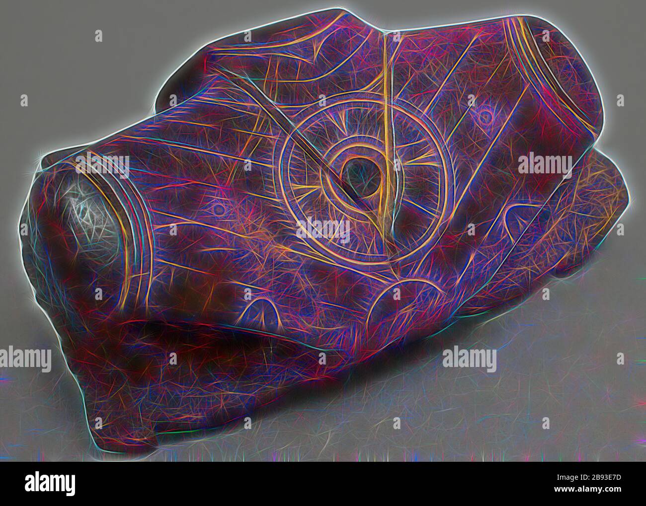 Okvik, Native American, Winged Object Fragment, c. 300, walrus ivory ...