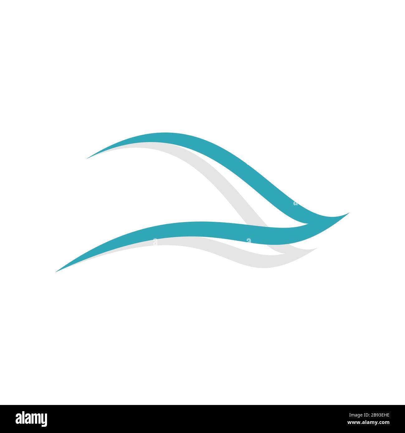 Abstract Swoosh Logo Template Illustration Design. Vector EPS 10 Stock ...