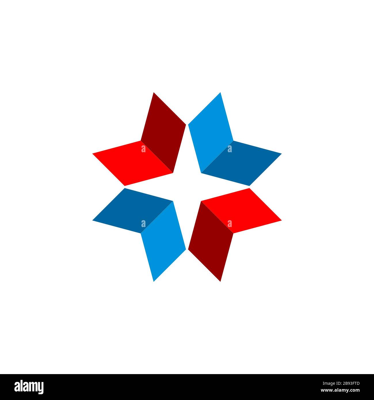 Ribbon Star Logo Template Illustration Design. Vector EPS 10 Stock ...