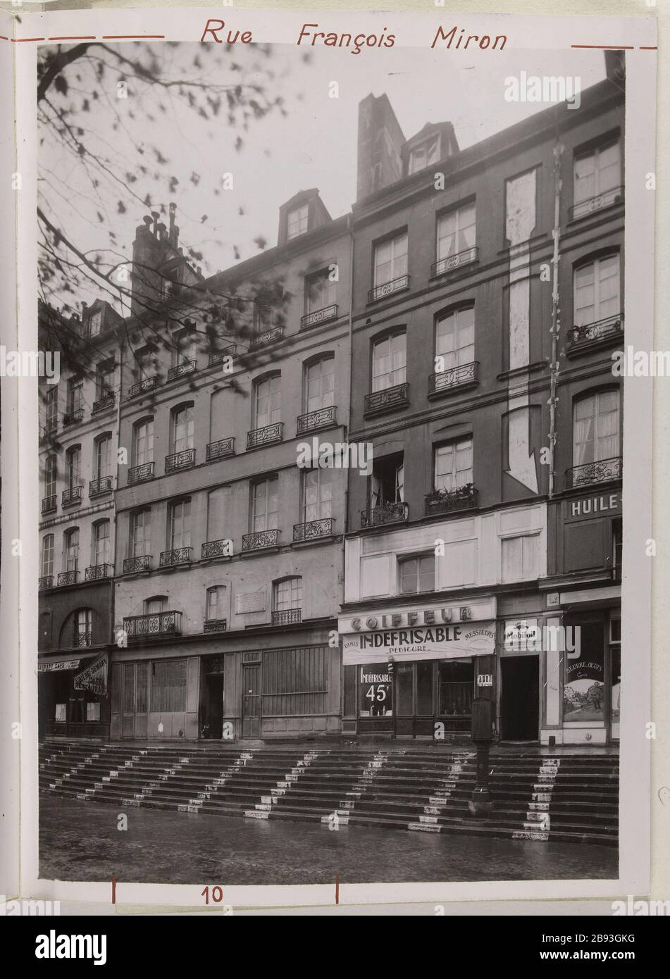 10 rue François Miron (block No. 16), 4th district. Service technique ...