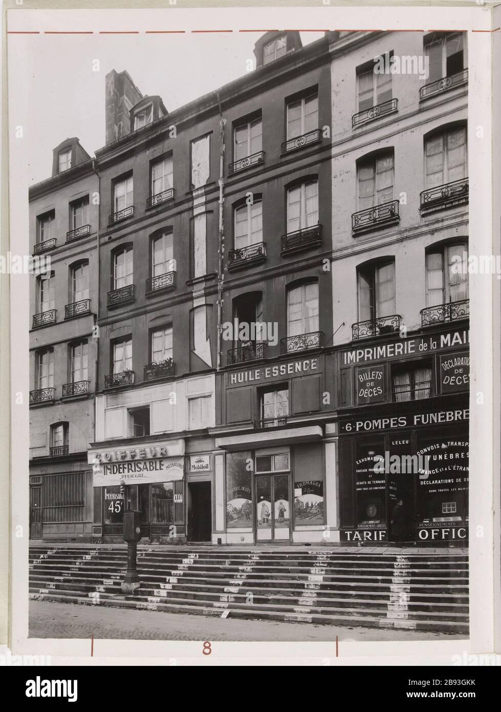 8 Rue Francois Miron (block No. 16), 4th district. Service technique du ...