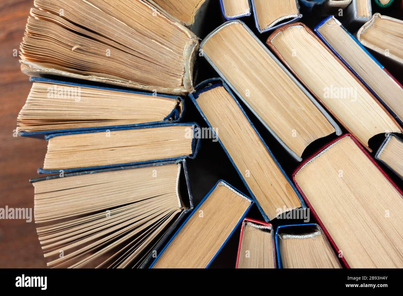 Well used school book hi-res stock photography and images - Alamy