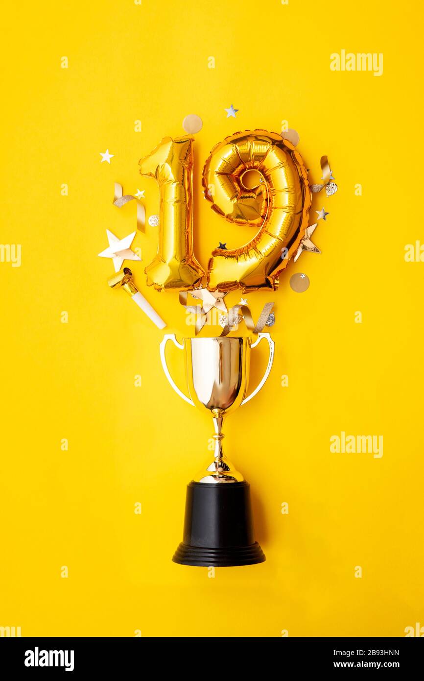Number 19 nineteen anniversary hi-res stock photography and images - Alamy
