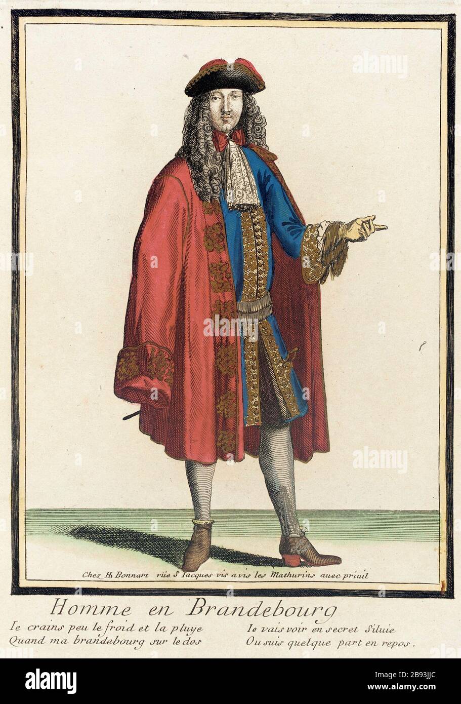 France engraving 1676 paris hi-res stock photography and images - Alamy