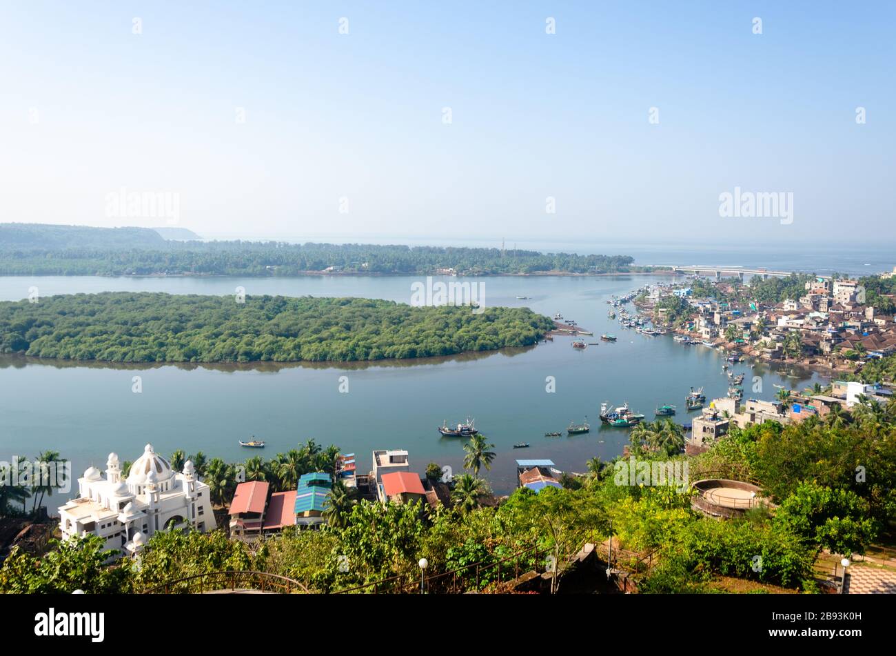 View of Kajali River, Kajali Mangroves and Adampur Jama Masjid ...