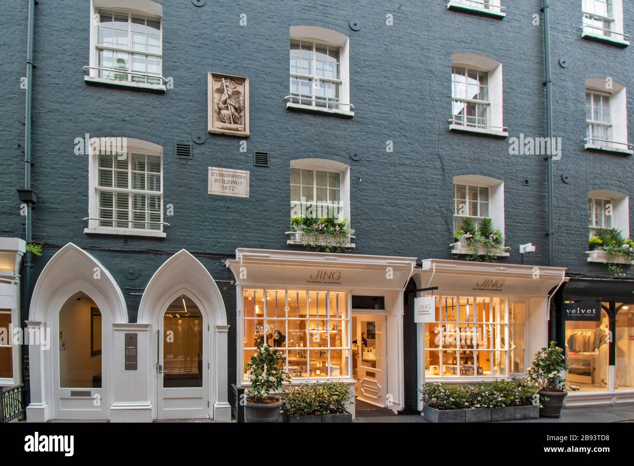 LONDON ST CHRISTOPHER'S PLACE AND THE EXTERIOR OF THE ST CHRISTOPHER'S ...