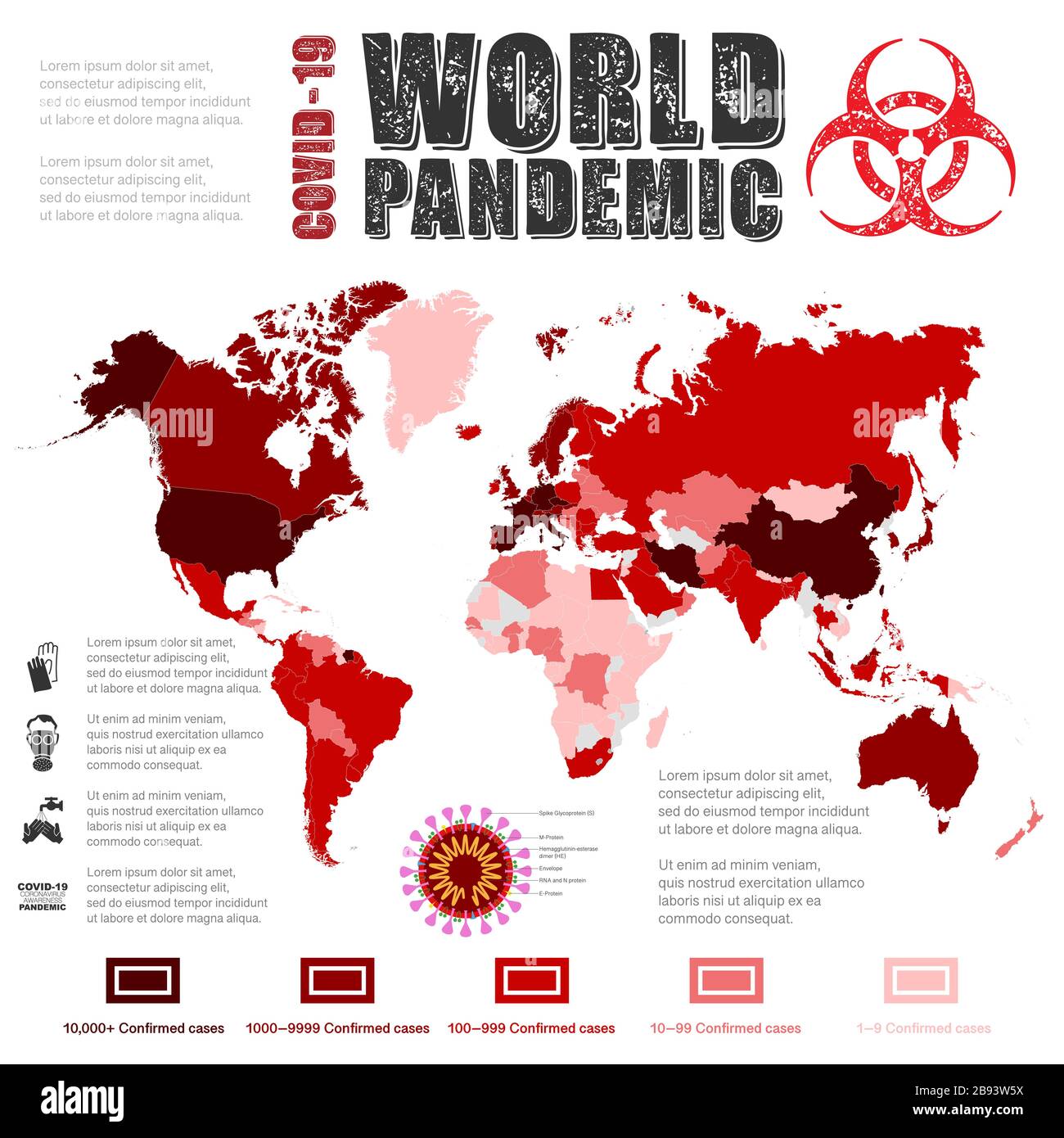 World map people medical Cut Out Stock Images & Pictures - Alamy