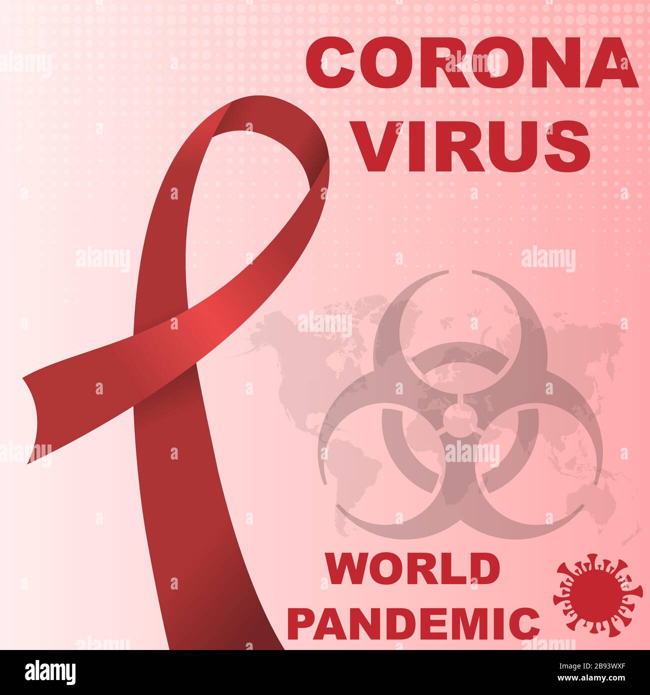 Coronavirus pandemic awareness background Stock Vector Image & Art - Alamy