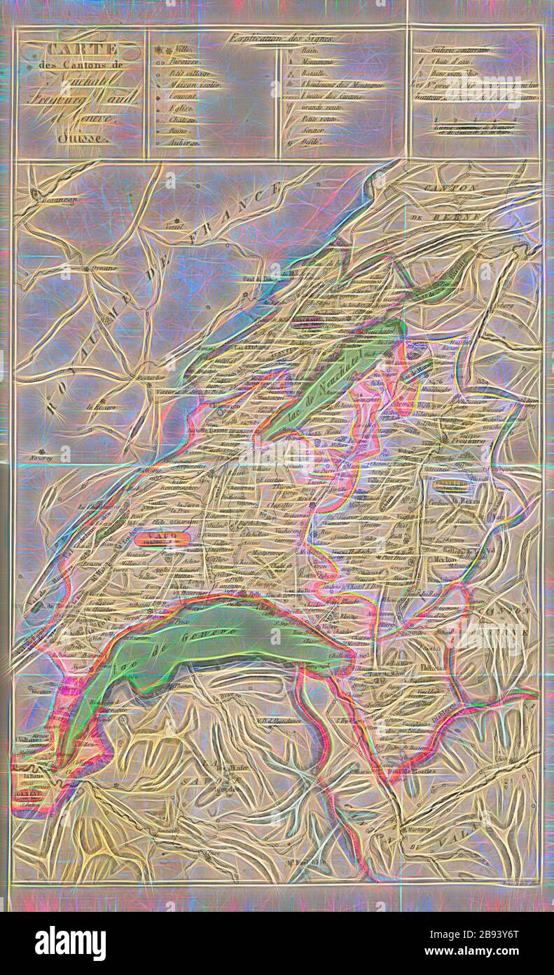 Map of vaud hi-res stock photography and images - Alamy