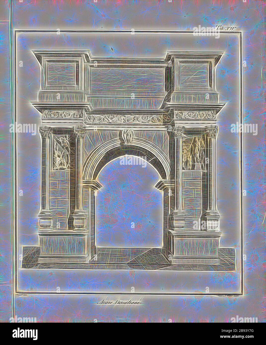 Domitians triumphal arch in rome hi-res stock photography and images ...
