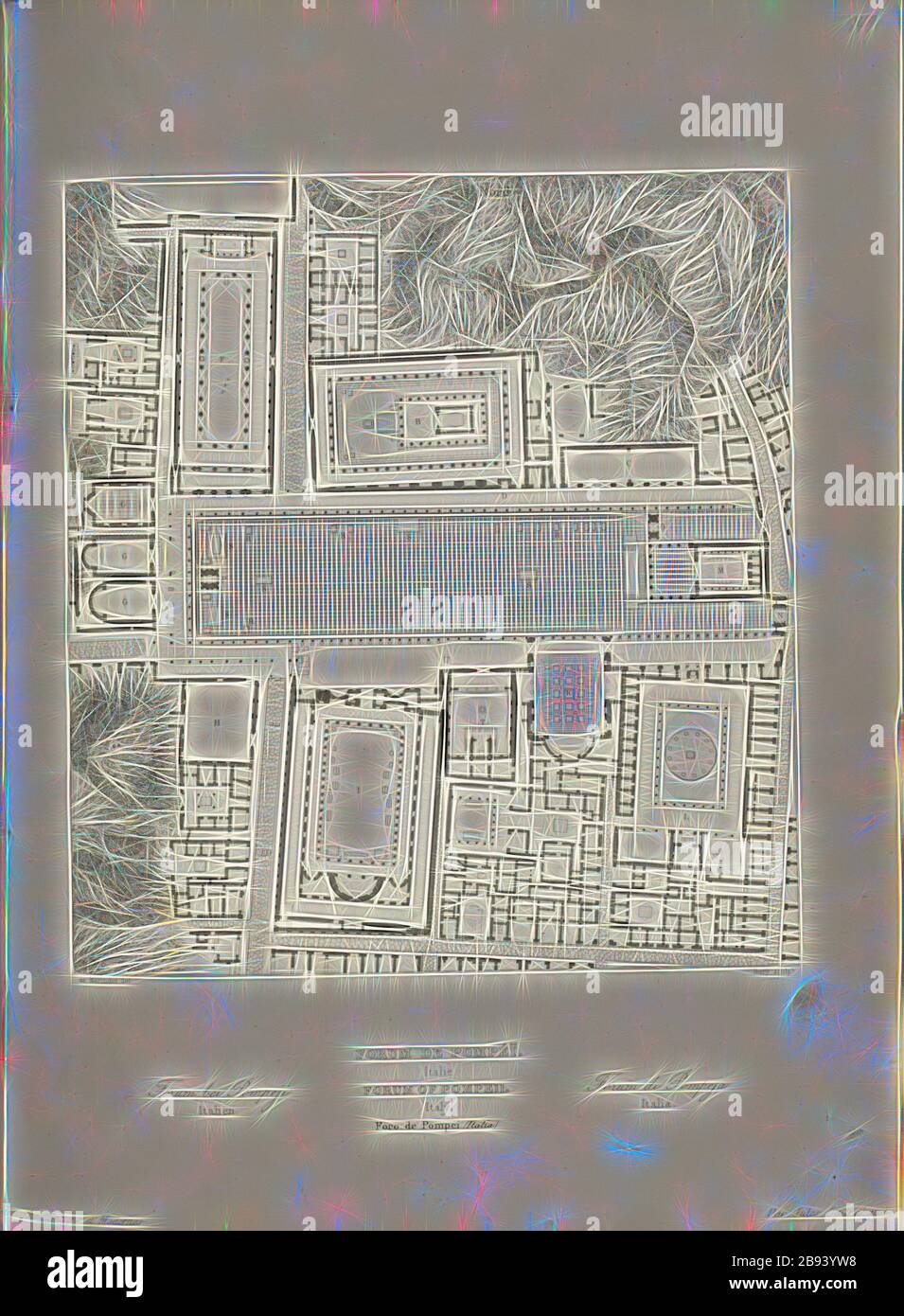 Pompeii plan hi-res stock photography and images - Alamy