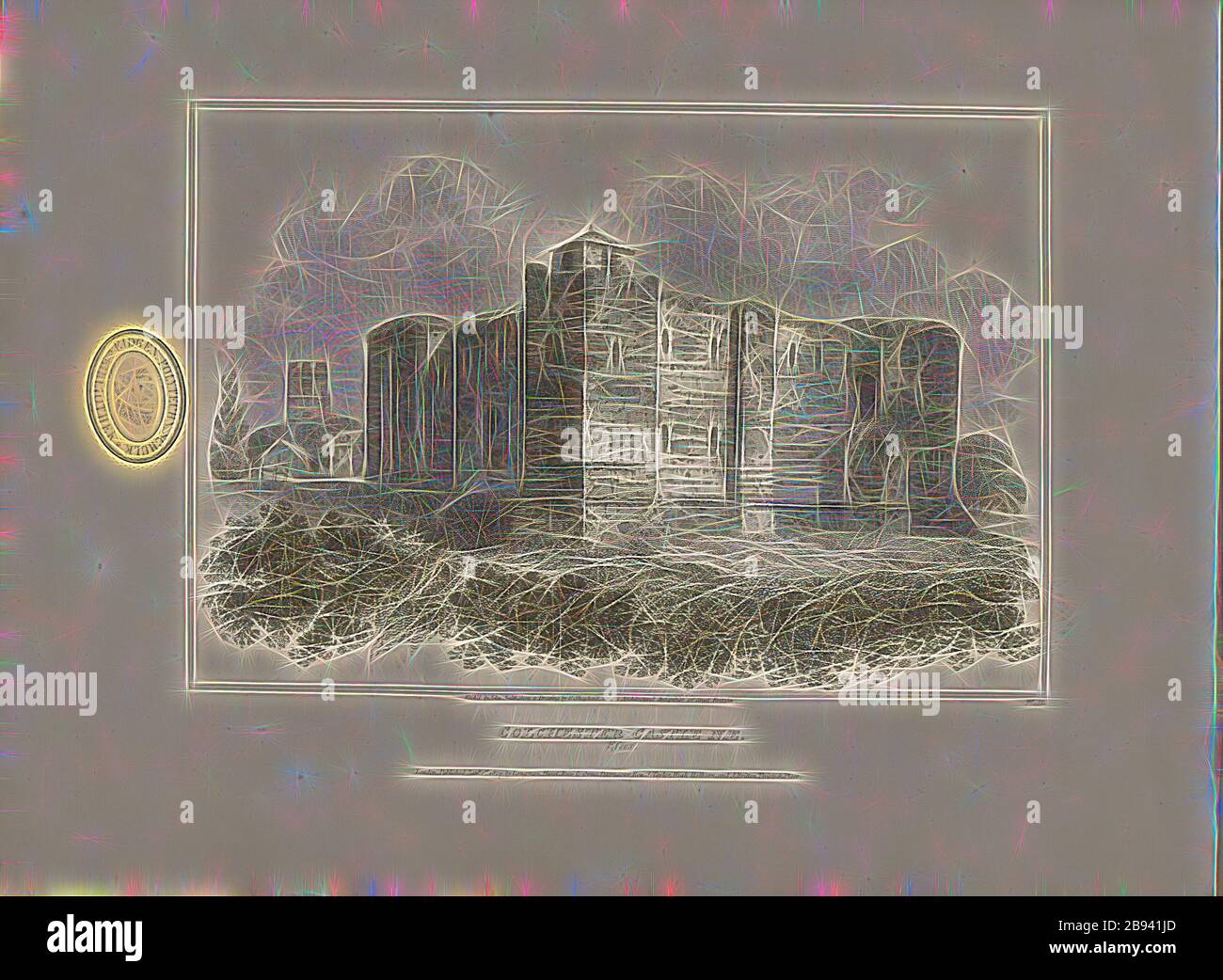Colchester Castle N. E. Essex, Colchester Castle in Essex, signed Etch ...