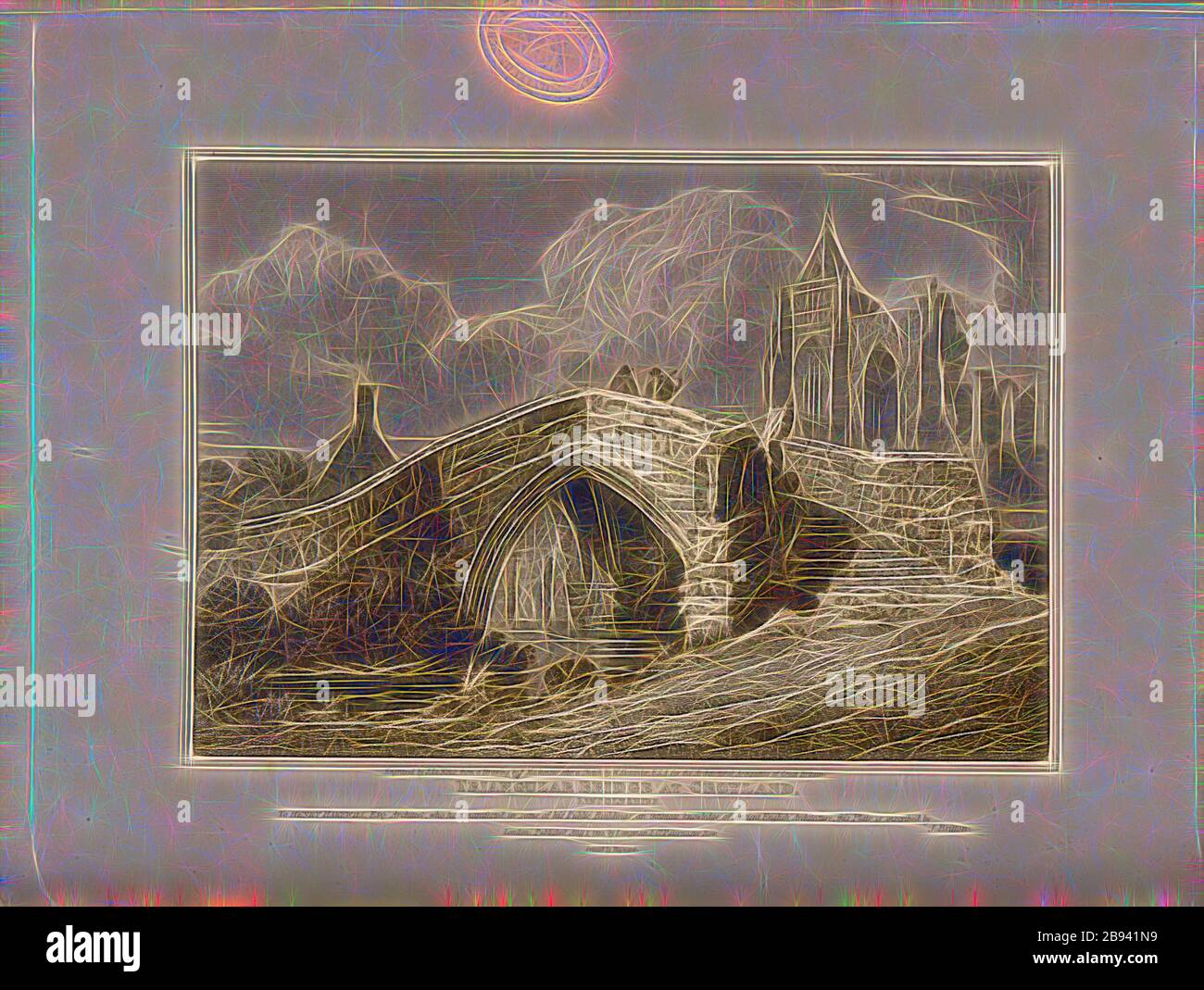 Triangular Bridge at Croyland, Lincolnshire, Trinity Bridge at Crowland ...