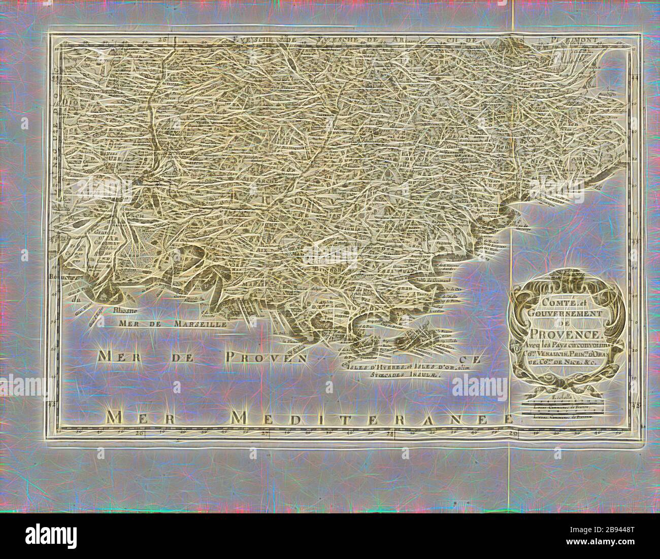 France county map hi-res stock photography and images - Alamy