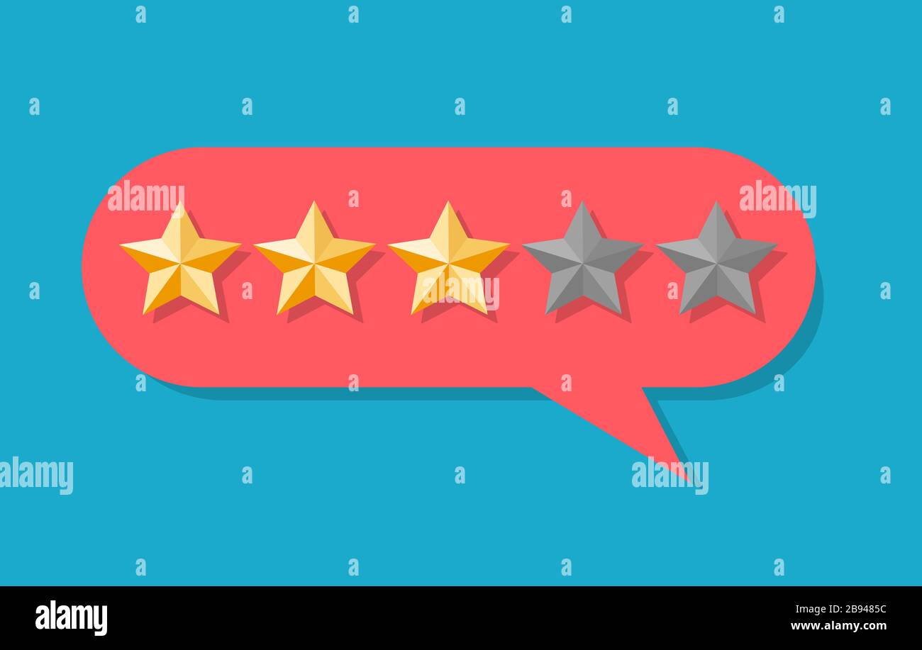Client five star experience rated Stock Vector Image & Art - Alamy