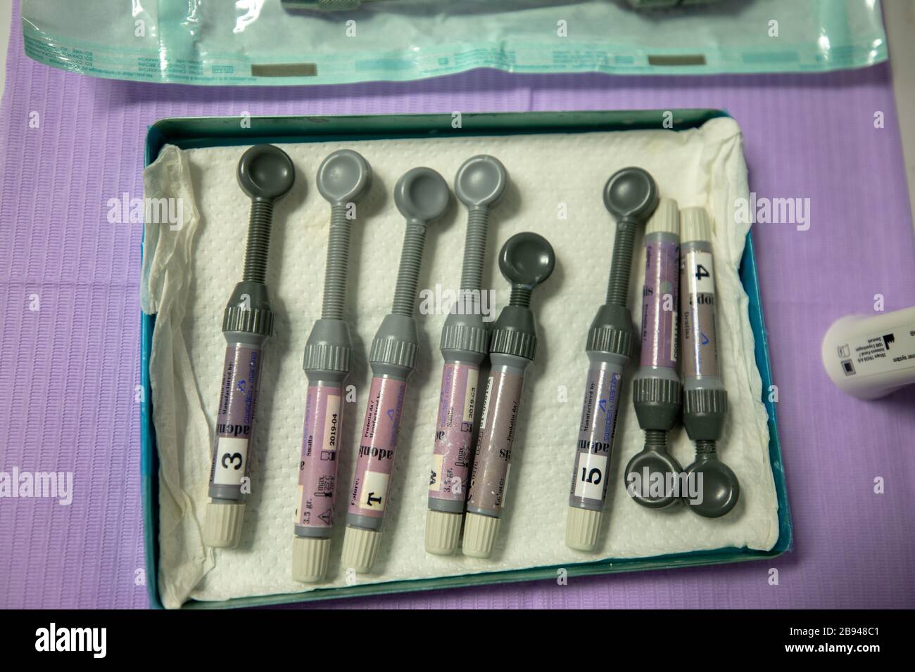 dental clinic office tools equipment Stock Photo - Alamy