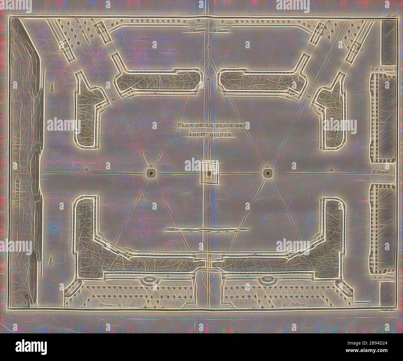 Paris 18th century map hi-res stock photography and images - Alamy