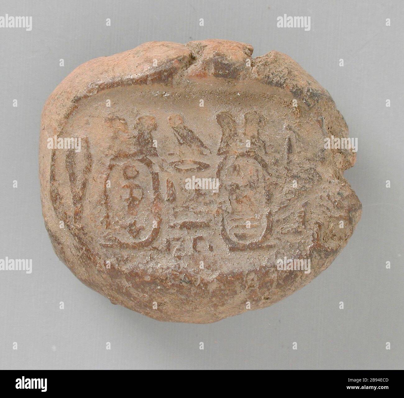 Seal impression with names of king amasis and queen nitocris hi-res ...