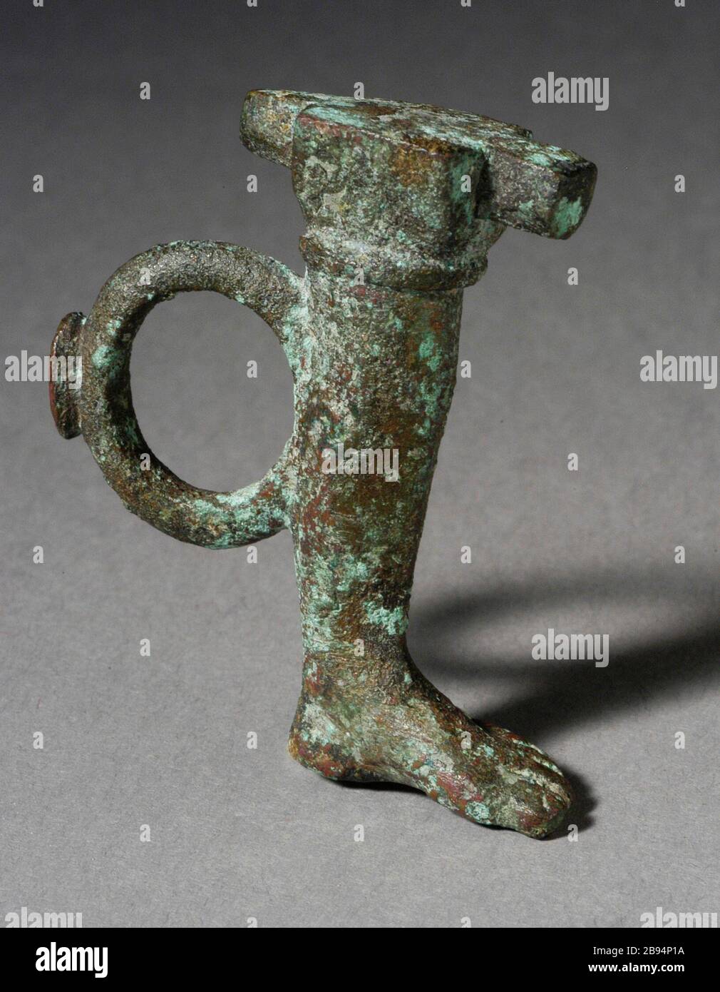 "Symbolic Figurine Depicting a Leg and Anvil; English: Egypt, Roman ...