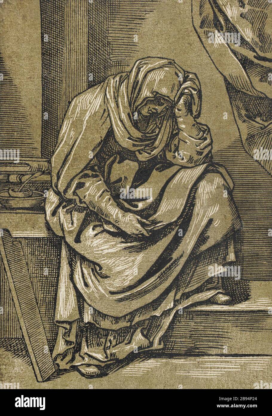 Chiaroscuro woodcut from two blocks hi-res stock photography and images ...