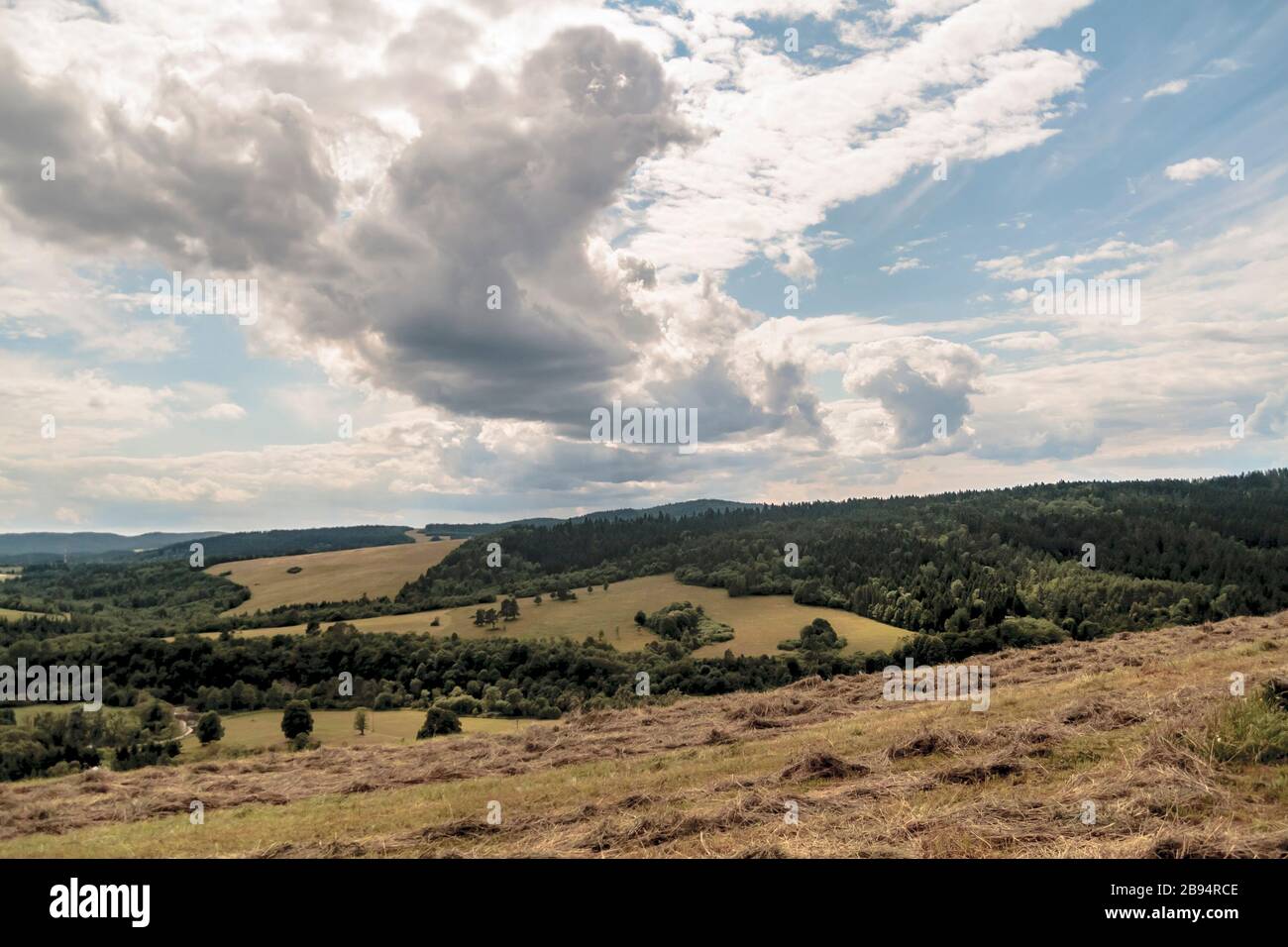 Smolnik on the Oslawa River in the Bieszczady Mountains in Poland Stock ...
