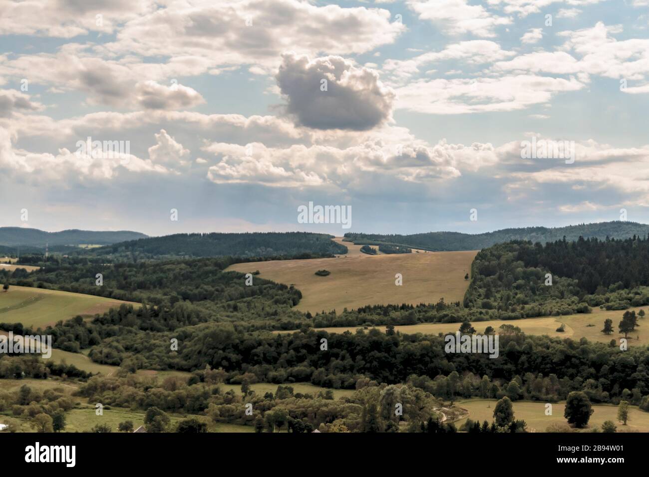 Smolnik on the Oslawa River in the Bieszczady Mountains in Poland Stock ...