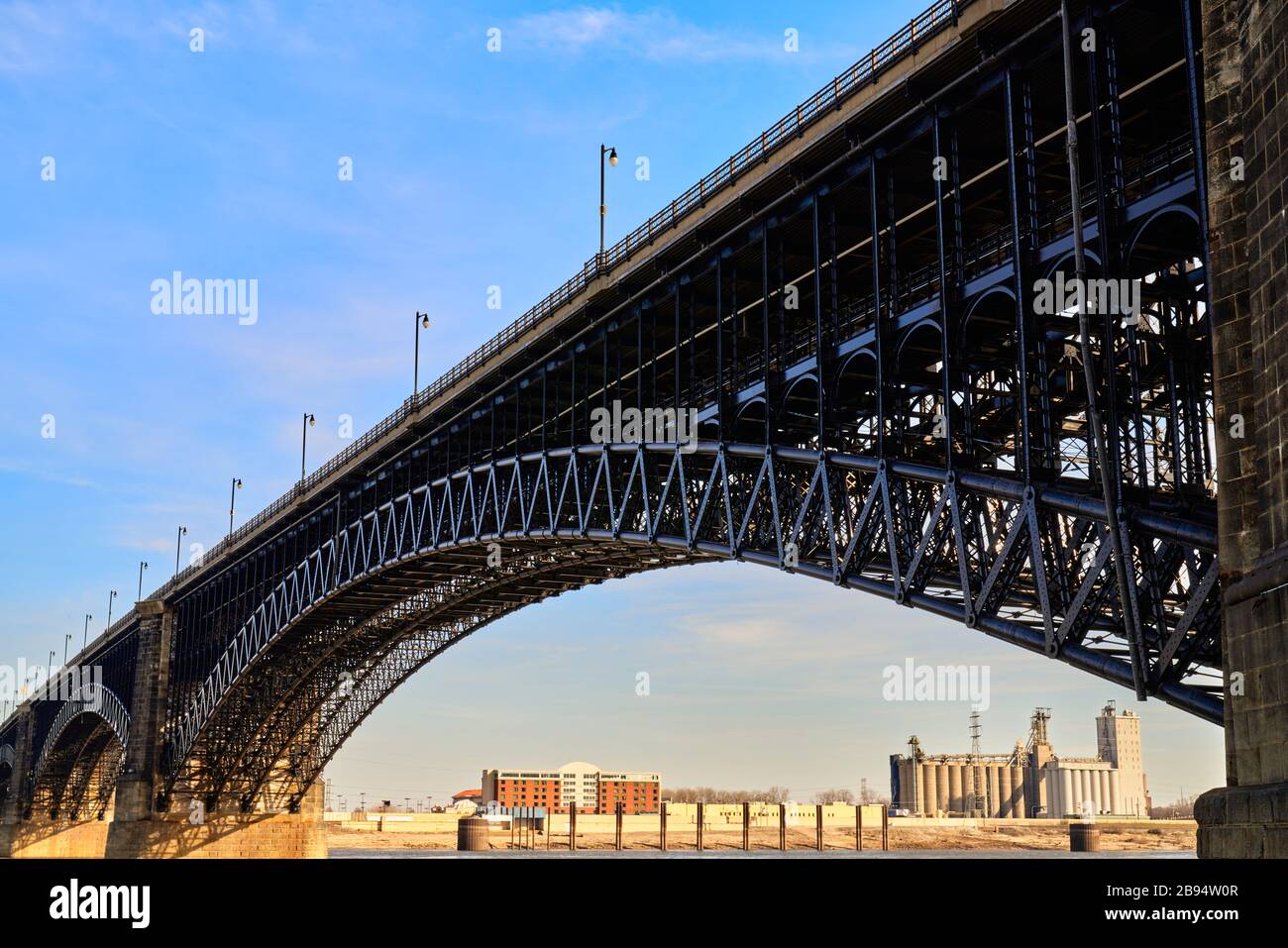 St. Louis Arch Bridge Stock Photo - Alamy