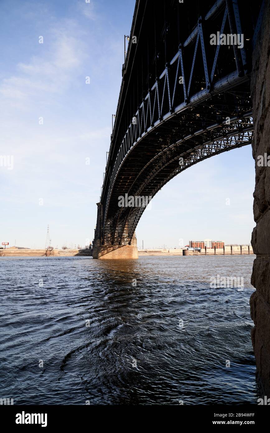 St. Louis Arch Bridge Stock Photo - Alamy